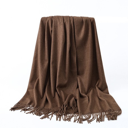 Esarfa De Cashmere, Franjuri, 200*70cm, 280g, Cashmere Pur, Bej Linen ...