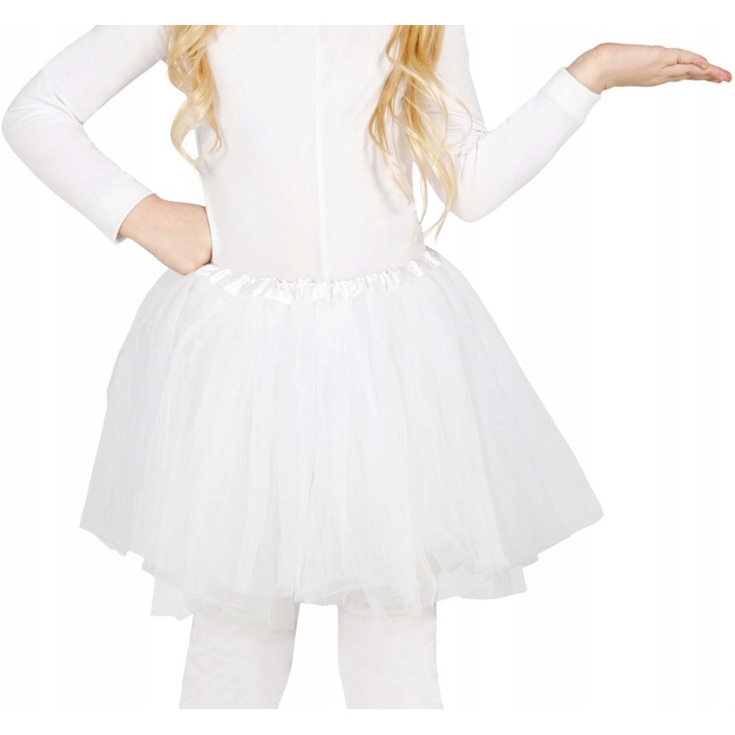 Costum Foca Alba, PartyPro, set cu caciula din fetru și fusta tutu, alb ...