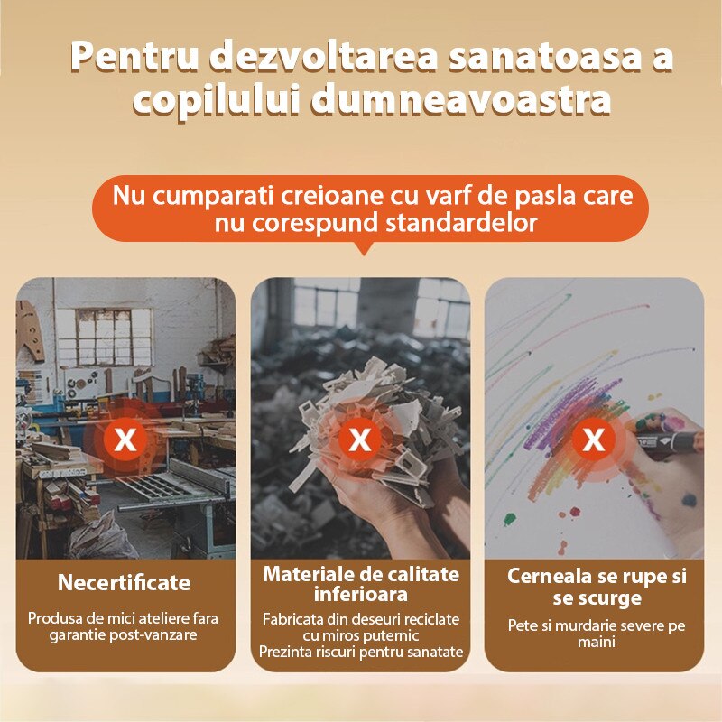 24 carioci cu varf flexibil, DONFANLIA®, Vopsele Acrilice, Sistem ...