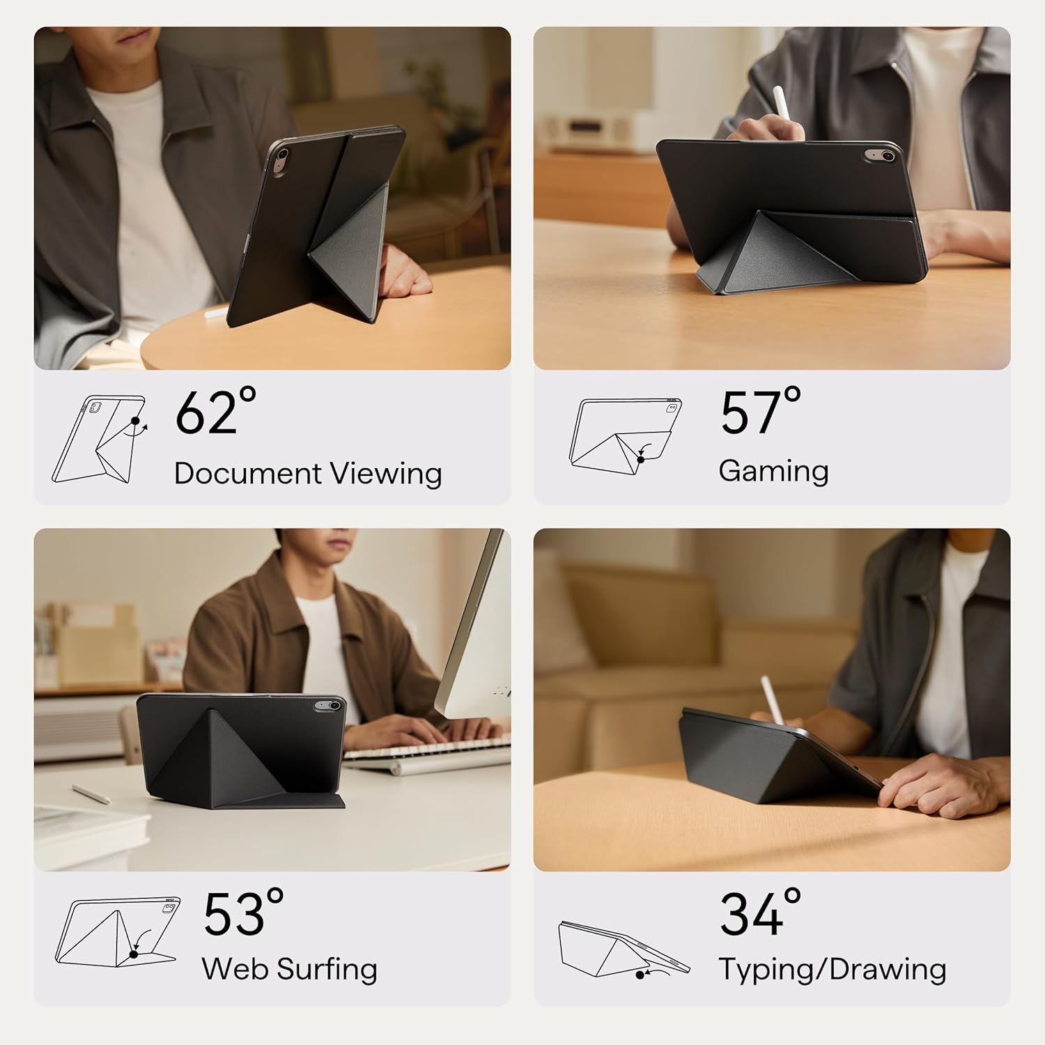 Husa premium Sigloo, pentru iPad Pro 11” (2018–2024) / iPad Air 10.9 ...