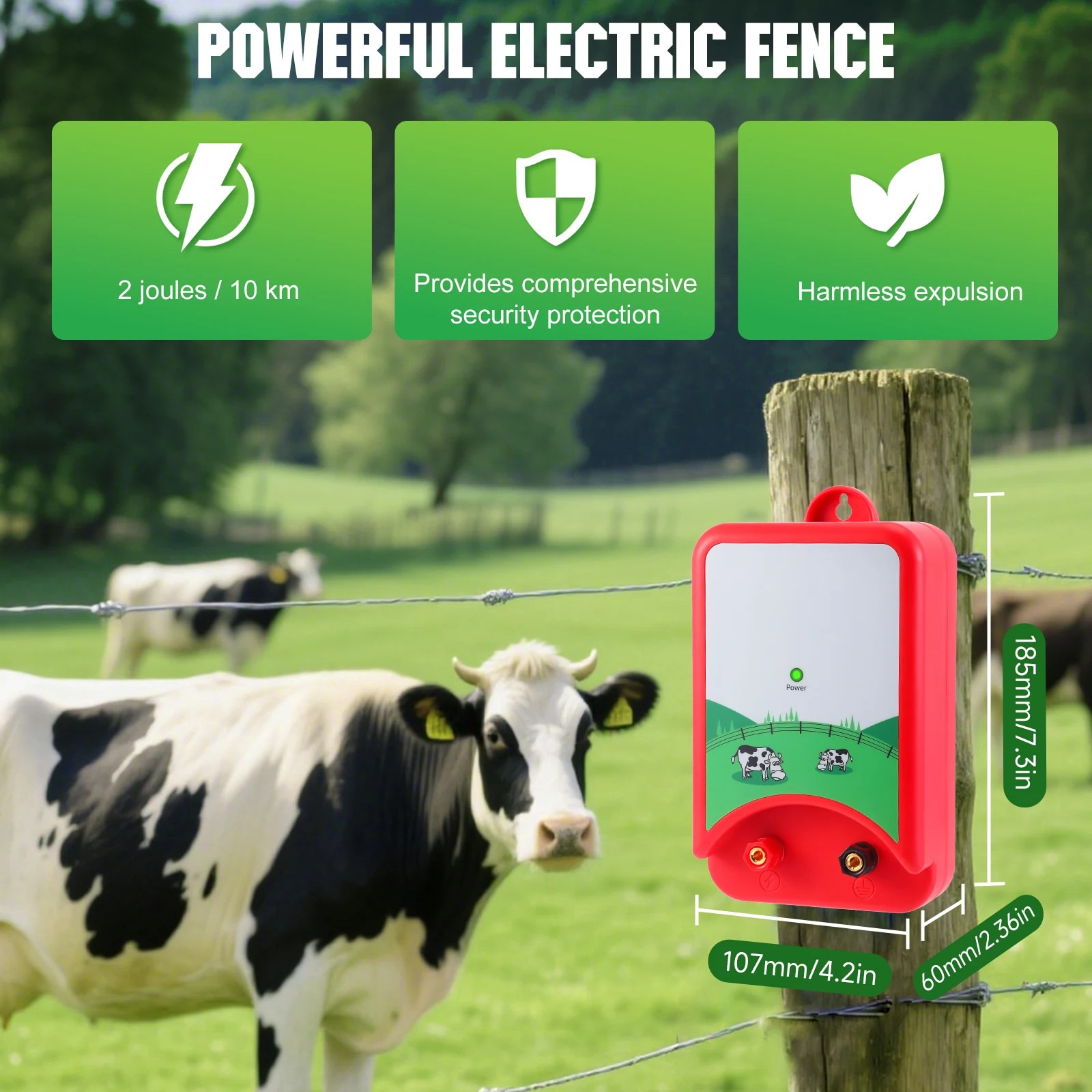 Kit Gard Electric 3KM 2J, Display LED, Alimentare 12V, Set complet ...