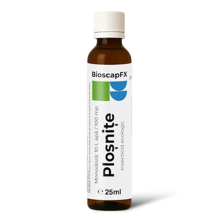 Insecticid biologic impotriva plosnitelor, Bioscap Fx Plosnite, 25 ml ...