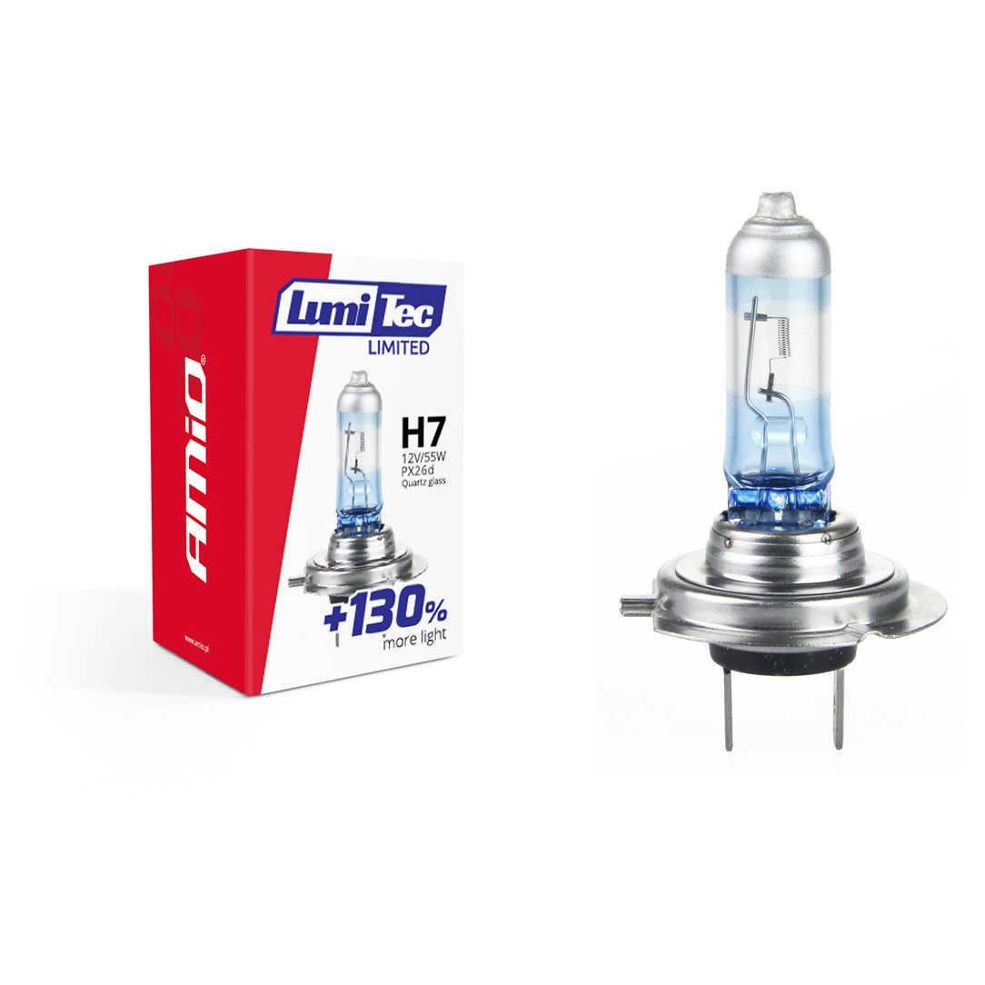Bec halogen H7 12V 55W LumiTec LIMITED + 130% - eMAG.ro