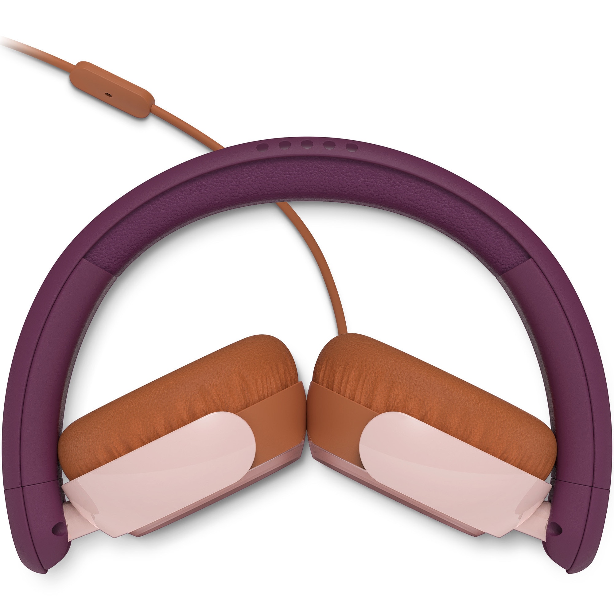 Casti On-Ear pentru copii PHILIPS TAK2000MP/00, Cu fir USB-C, Magenta ...