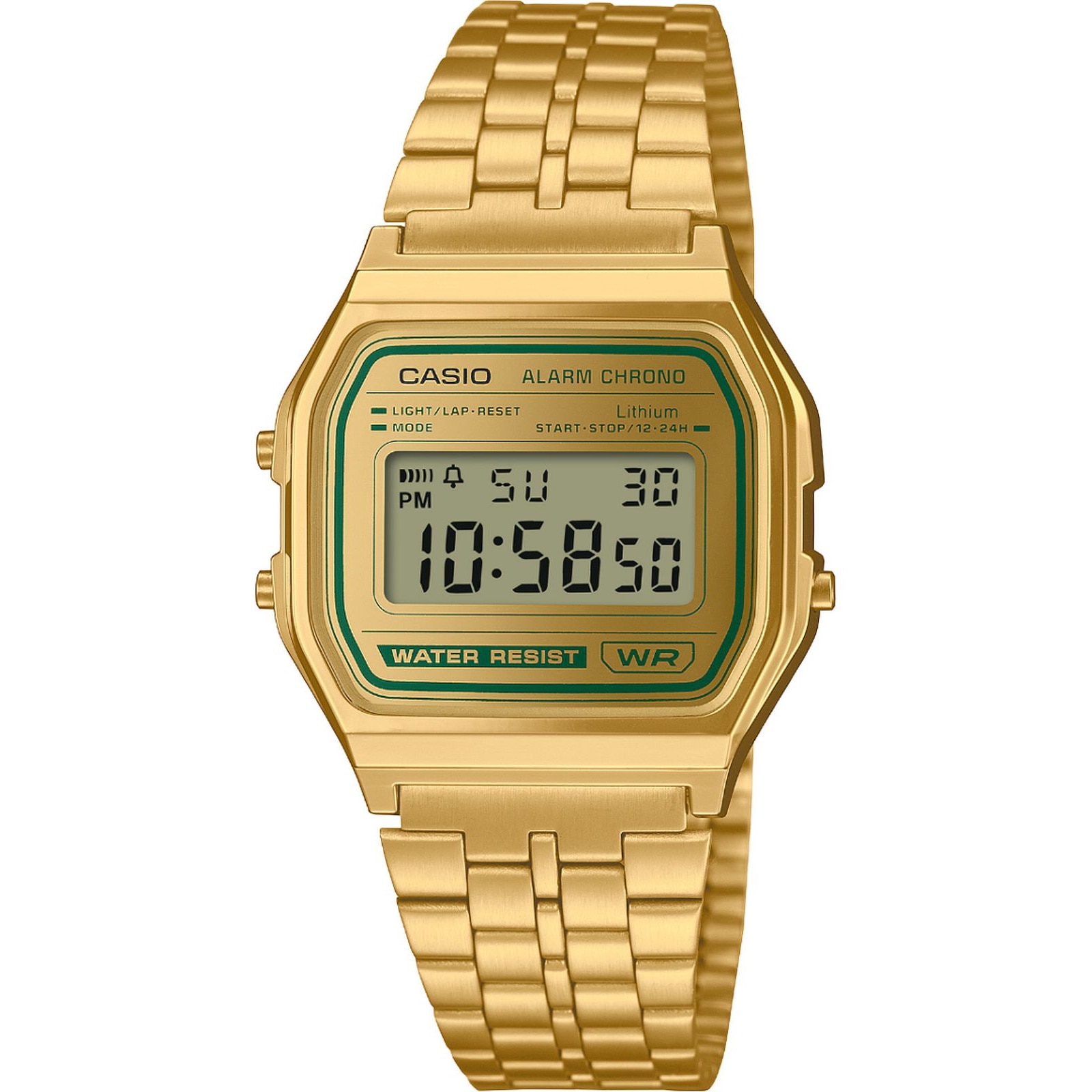 Ceas Casio Vintage Damski Aur 33mm, mecanism quartz, bratara din inox ...