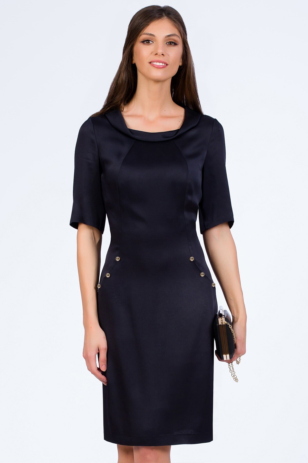 Rochie Letizia, Negru Sense, 40 - eMAG.ro