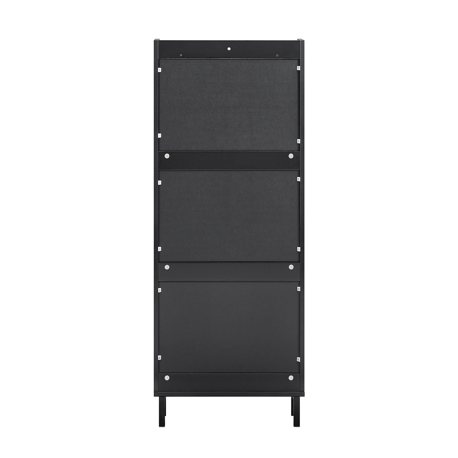 Dulap pantofi FSR177-H cu 3 clapete, raft ingust, 3 rafturi, suprafata ...