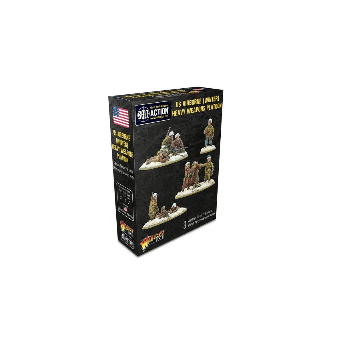 Set Figurine WARLORD GAMES Bolt Action US Airborne (Winter) Heavy ...