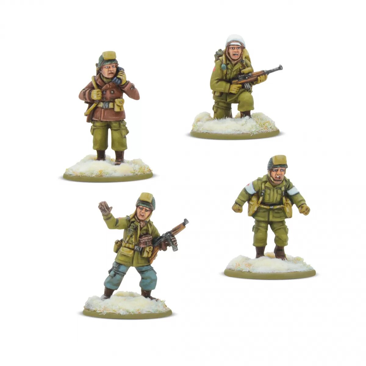 Set Figurine WARLORD GAMES Bolt Action US Airborne (Winter) HQ 14 Ani+ ...