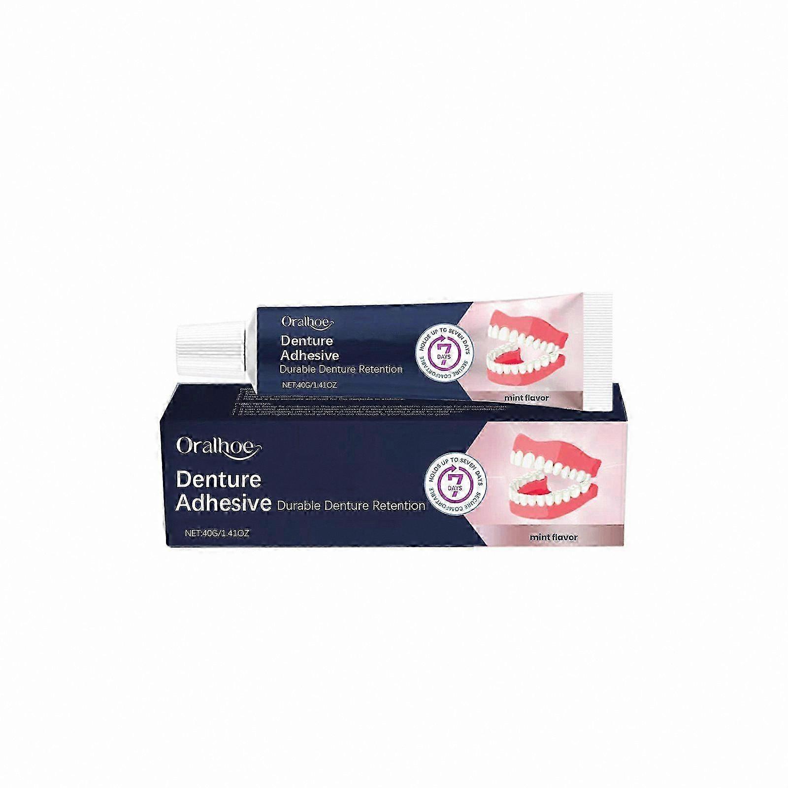 Adeziv pentru proteze dentare, Extra Strong, formula termoplastica, 4 ...
