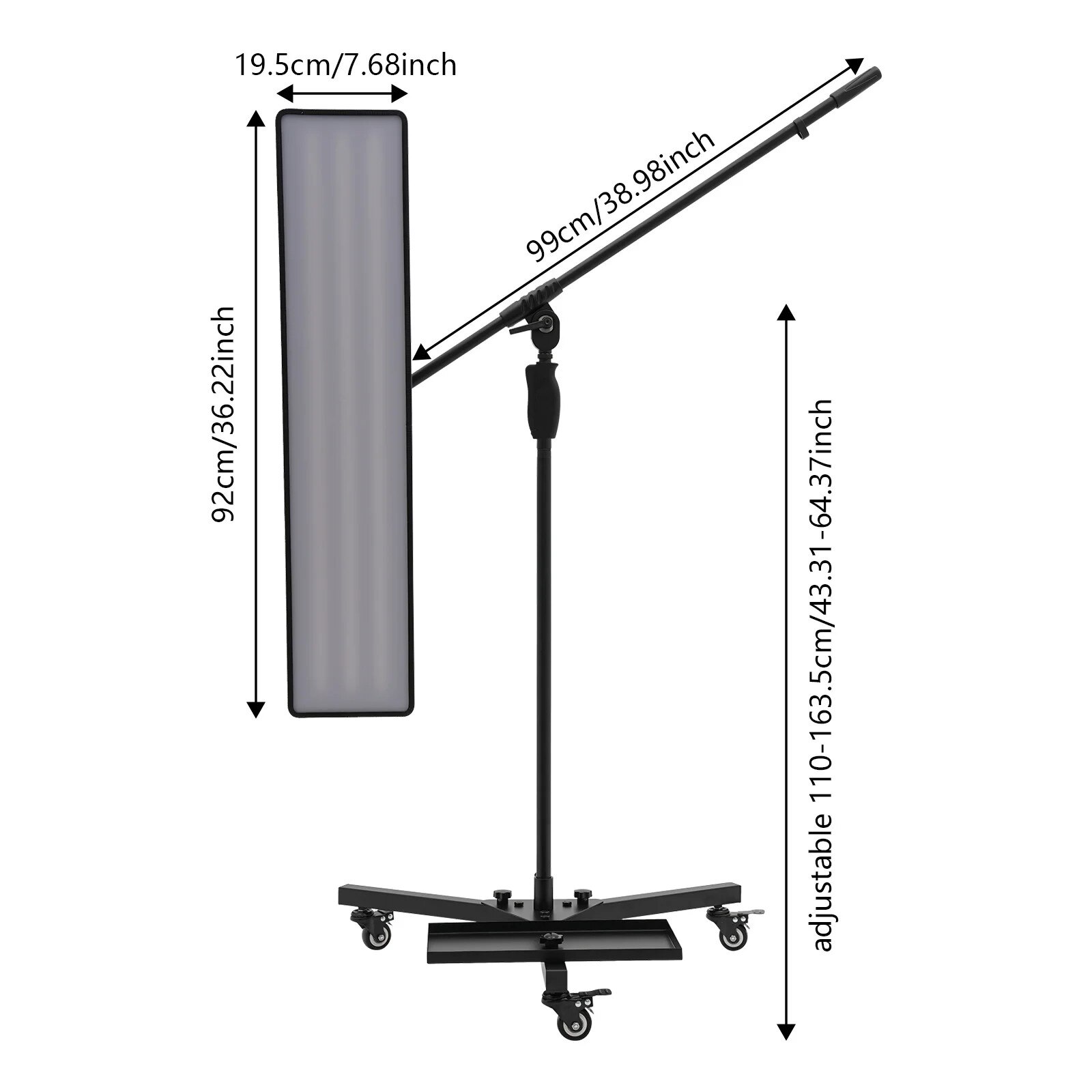Lampa de reparare a denivelarilor, inaltime ajustabila, panou LED de ...