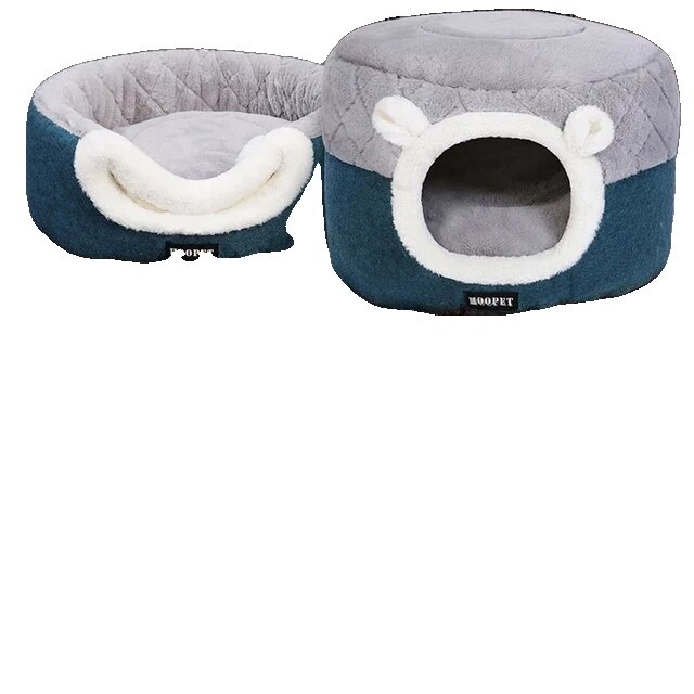 Culcus pentru pisici, cuplu de plus, cu patura groasa, M 50x50x36cm ...