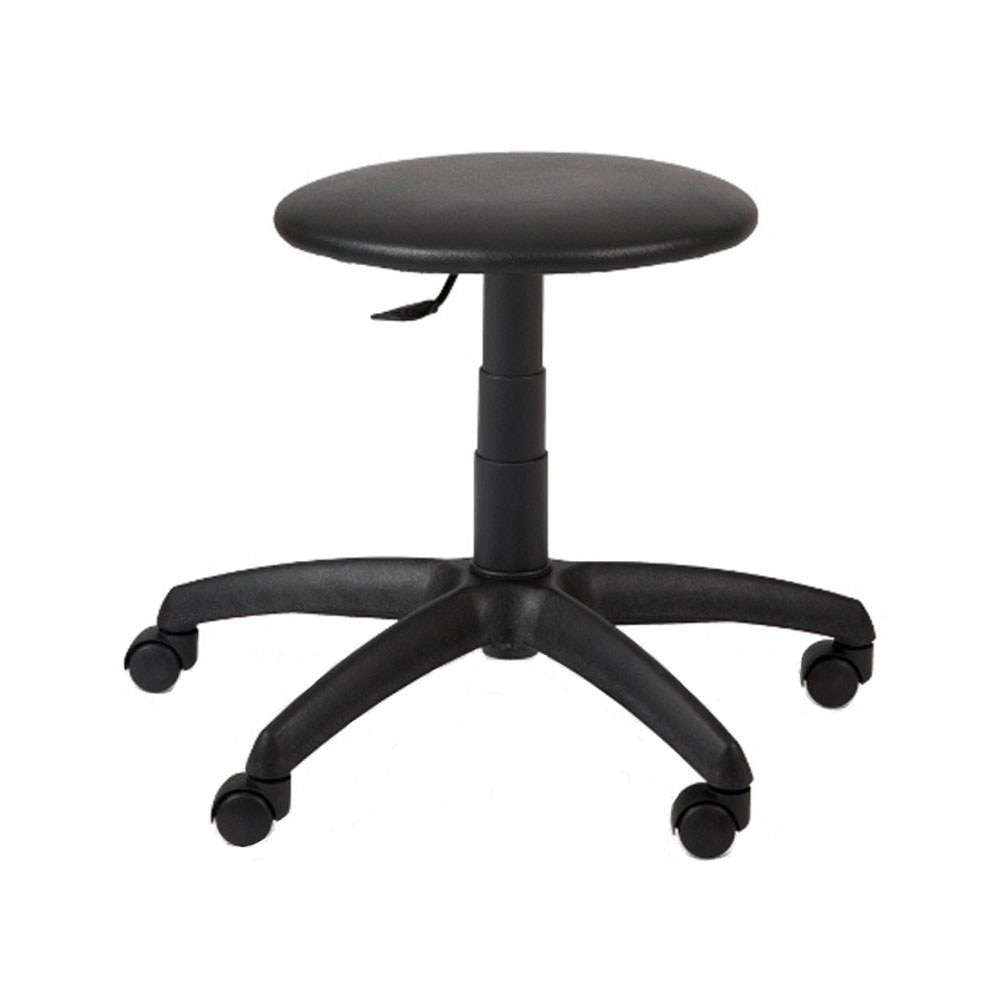 Scaun laborator negru profesional, reglabil pe inaltime - eMAG.ro