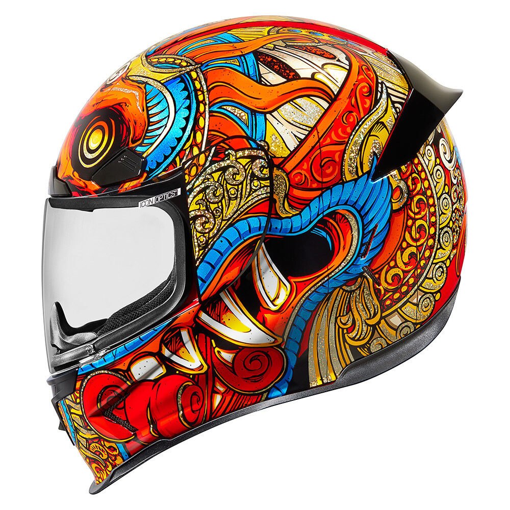 Casca moto ICON Airframe Pro Barong Multicolor S - eMAG.ro