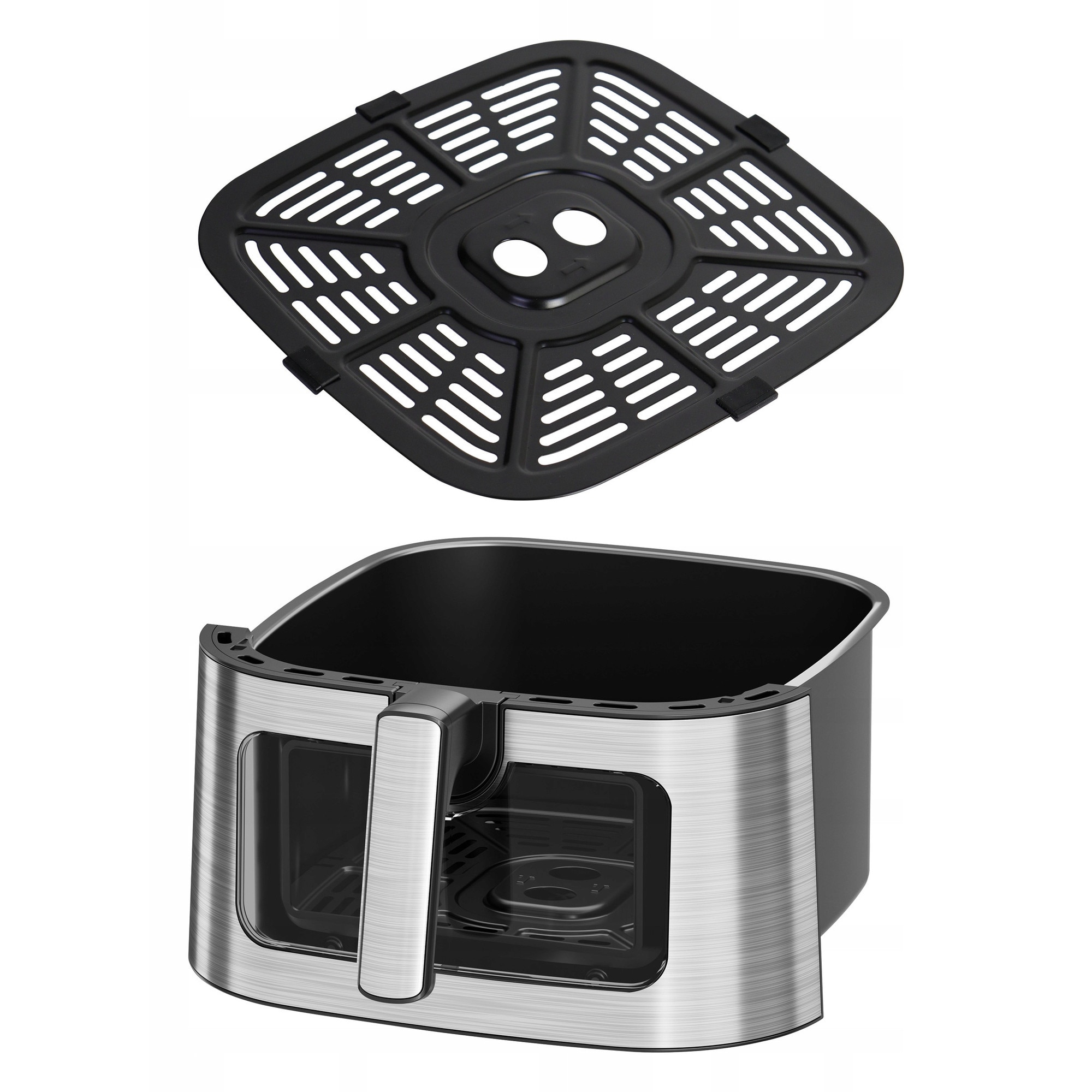 Frytkownica fara ulei 8,8L, 2200W, 10 programe automate, neagra - eMAG.ro