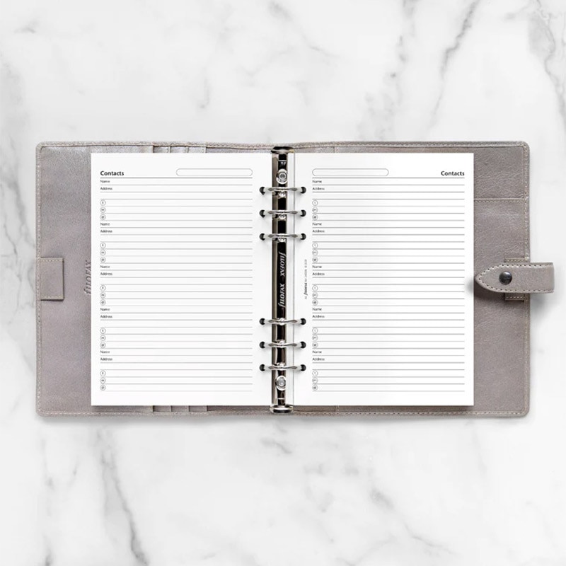 Filofax rendszerező utántöltő, A5, nevekhez, címekhez és ...