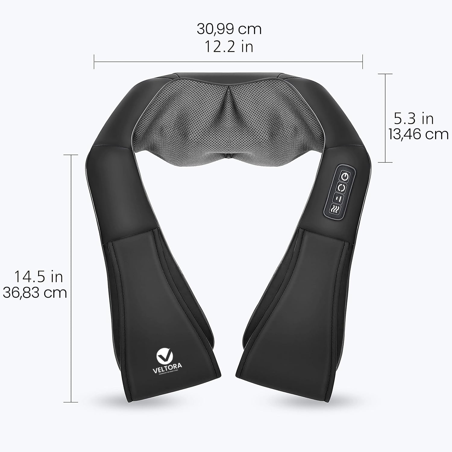 Aparat Profesional Premium Pentru Masaj Umeri 3D Veltora® NeoHeat Relax ...