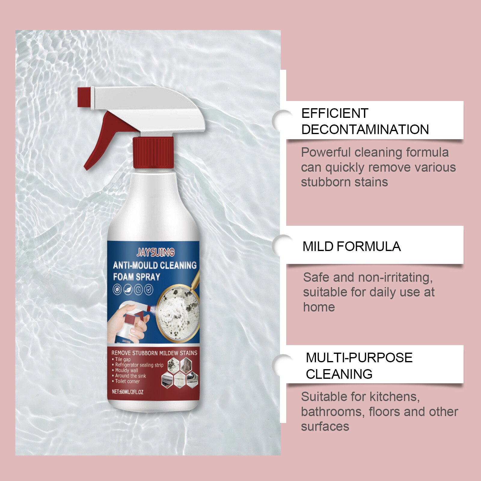 Spray de curatare pentru pete, Jaysuing detergent universal ...