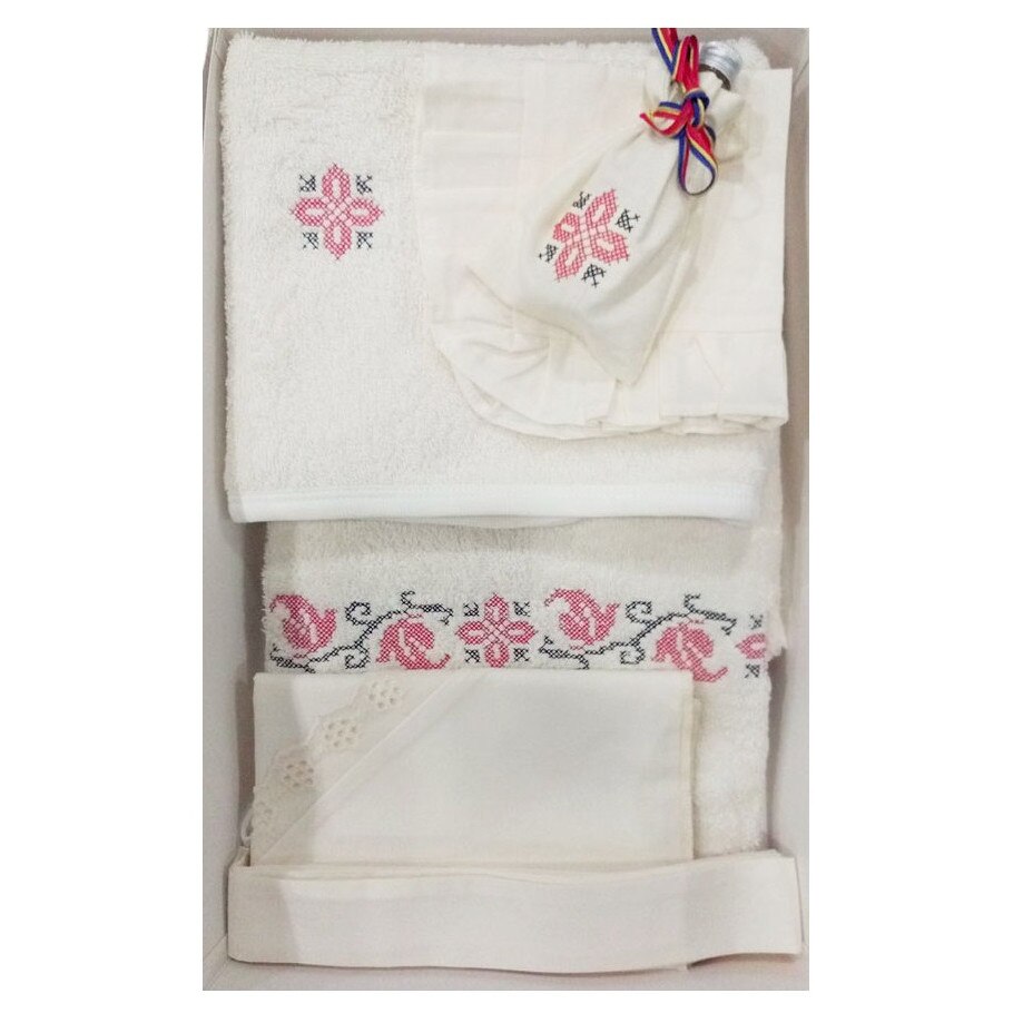 Trusou botez, 7 piese, motive traditionale, model 2 - eMAG.ro