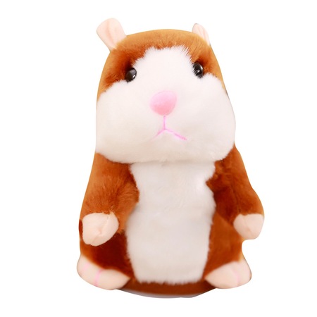 Jucarie de plus Hamster vorbitor, 16x9cm, set 1 bucata - eMAG.ro