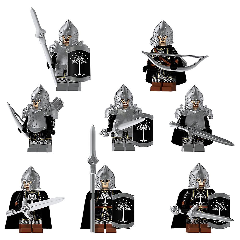 Set 8 Figurine Medievale Soldati Cavaler Minifigurine Jucarii pentru ...