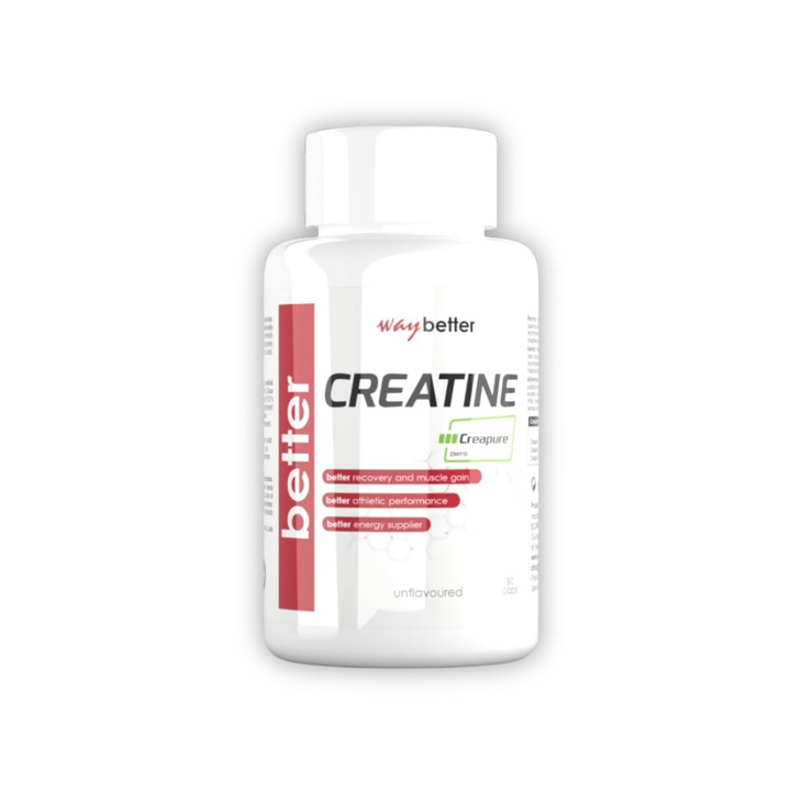 Creatina Monohydrata Capsule, Better Creatine 3000, Creapure®, 90caps ...