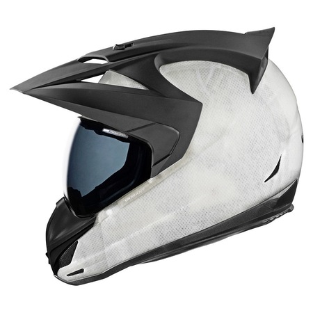 Casca moto ICON Variant Construct Alb M - eMAG.ro