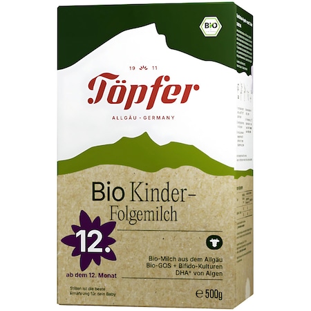 Lapte praf Topfer Bio Kinder, 500 g, de la 1 an - eMAG.ro