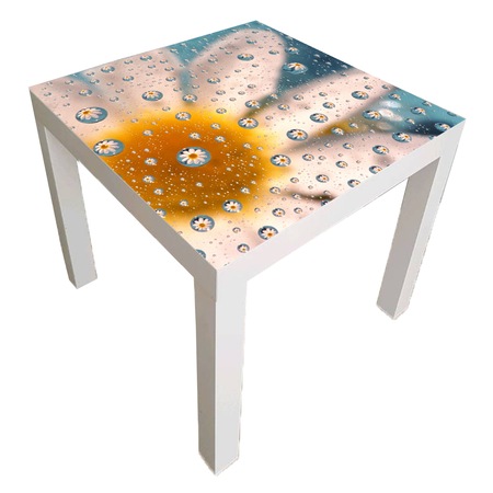 Masa cafea alba, 55x55x45cm, Spring - eMAG.ro