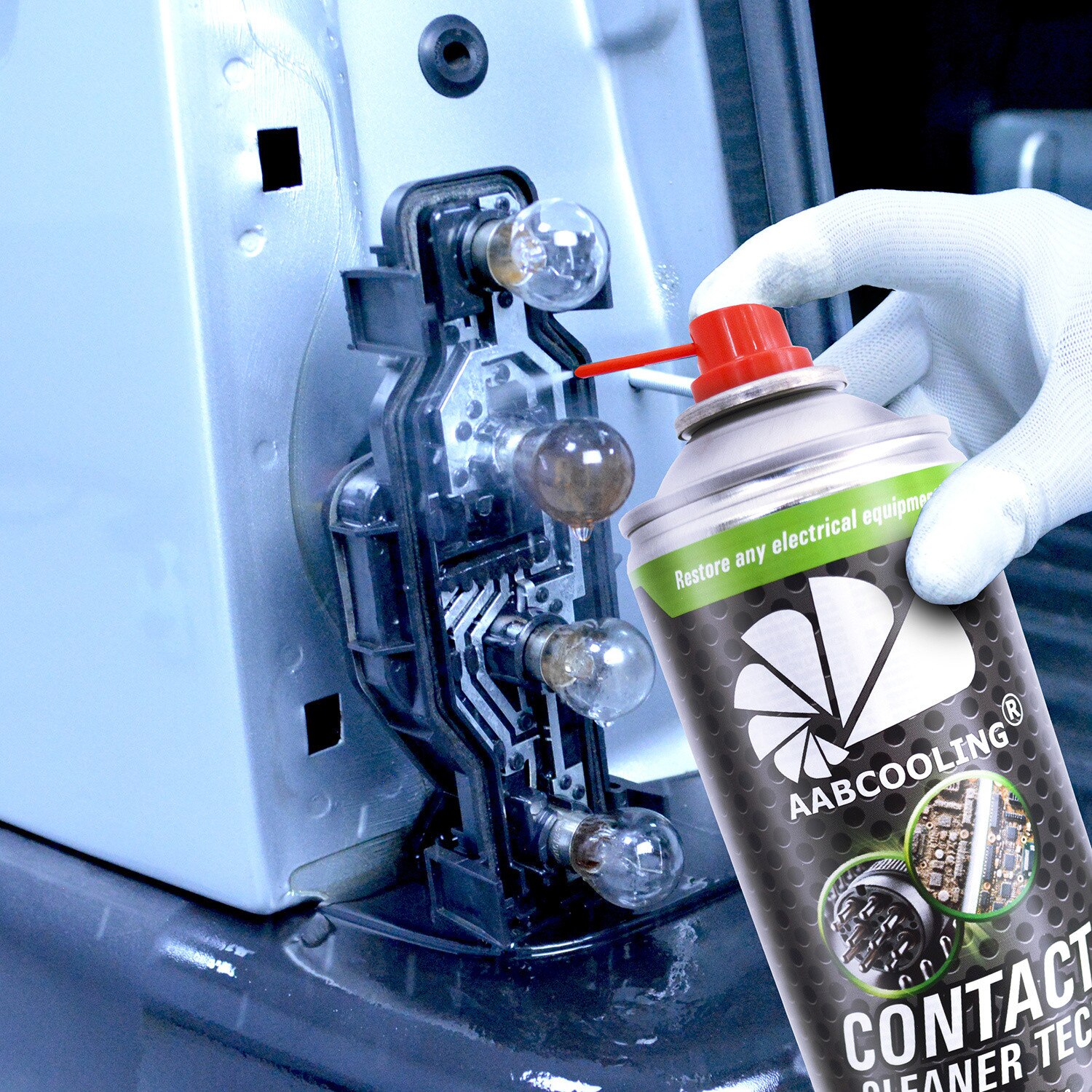 Spray curatare AABCOOLING Contact Cleaner TECH 400ml, pentru contacte ...