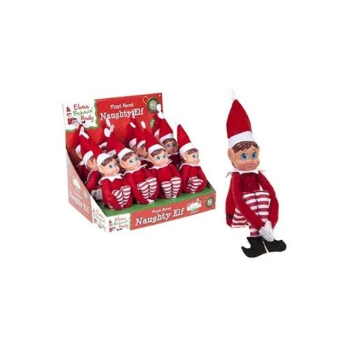 Jucarie de plus Naughty Elf Elvie Elf 30cm multicolor - eMAG.ro