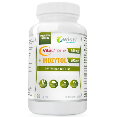 VitaCholine 300 mg + Inositol 300 mg 90 Tablete, Wish - eMAG.ro