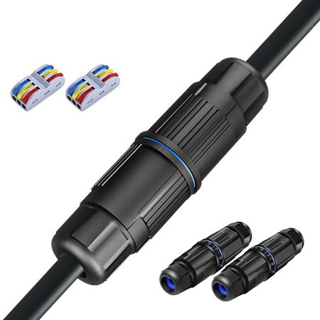 Set 2 Conectori Cablu Electric, AHA PRINT®, Conector Rapid 3 Pini ...