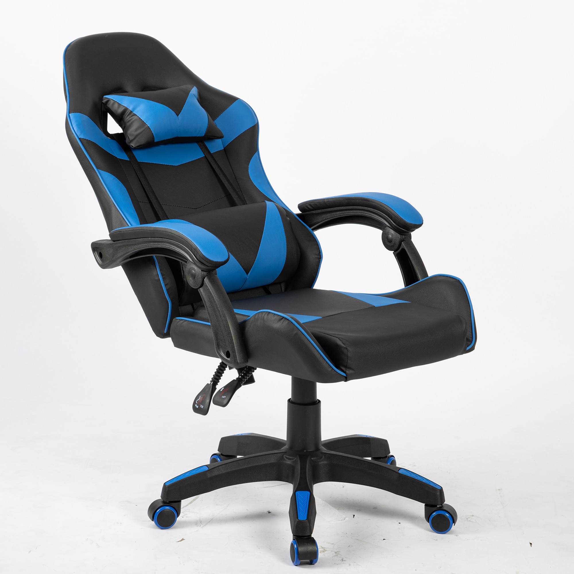 Scaun Gaming Ergonomic KD Home® ShadowStrike X1, 2 Seturi Roti Incluse ...