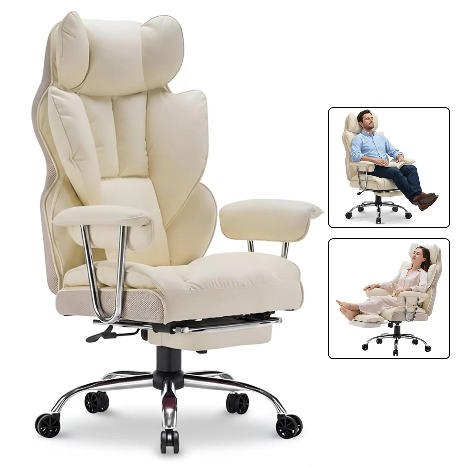 Scaun de Birou Elindor® Ergonomic, Design Contemporan, Scaun cu Spatar ...