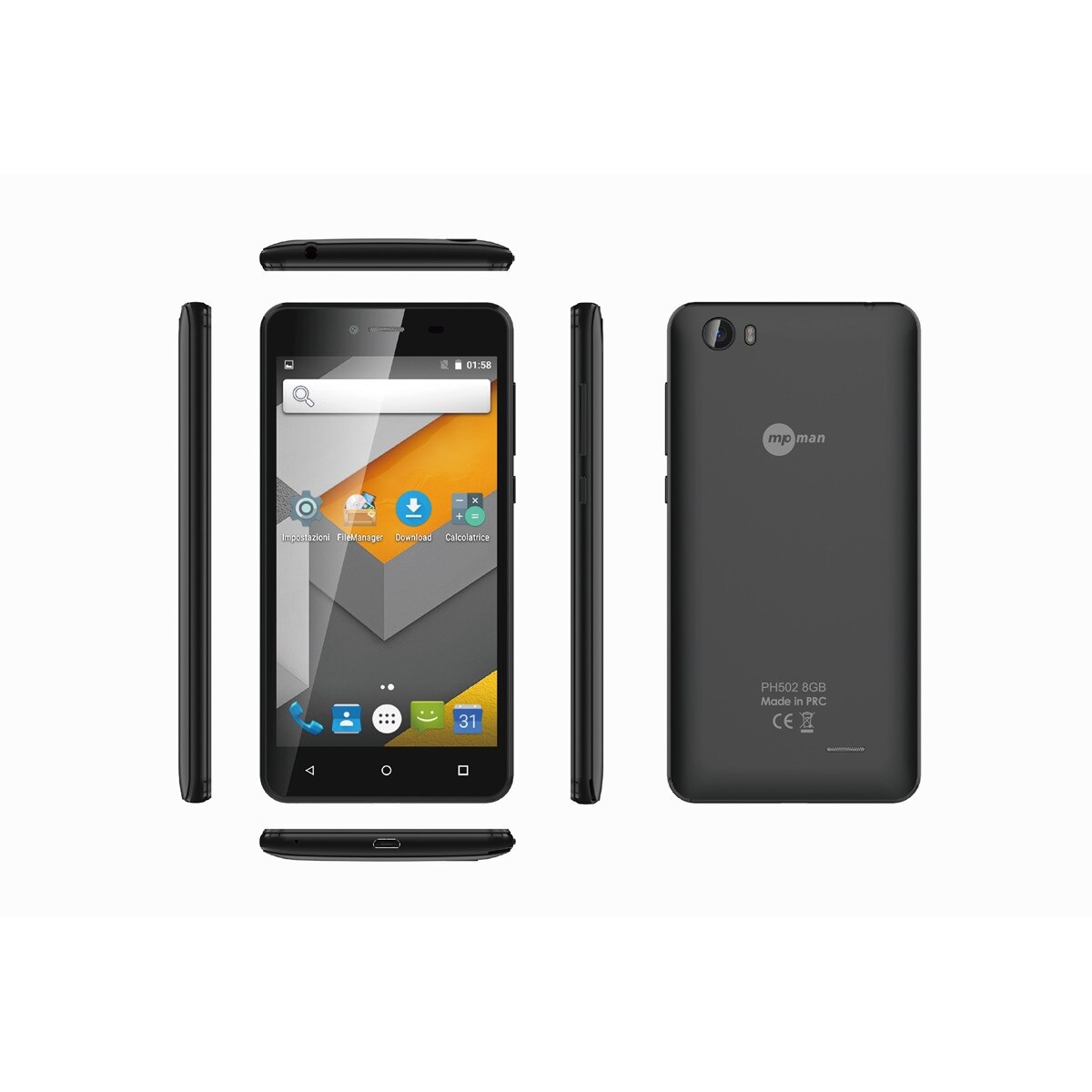 Telefon mobil MpMan, ecran 5.5", Dual Sim, memorie 8GB - eMAG.ro