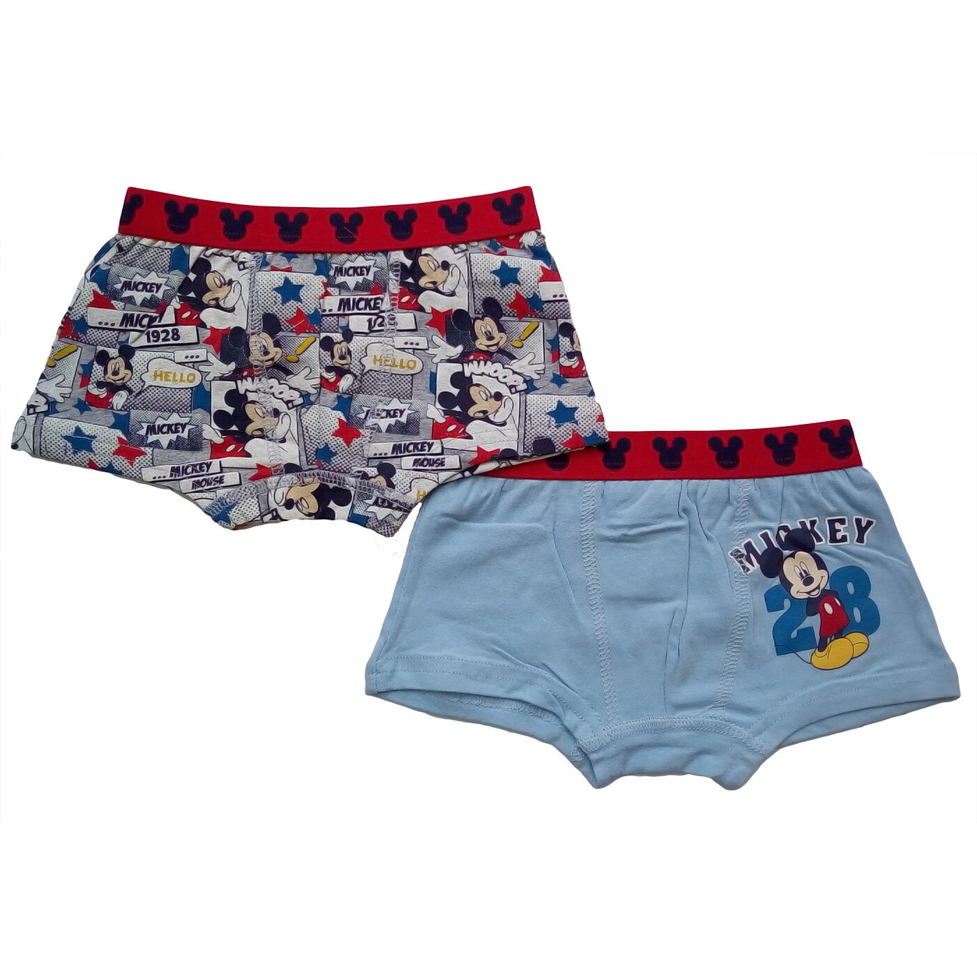 Set 2 boxeri, Disney Mickey Mouse, 4-5 ani - eMAG.ro