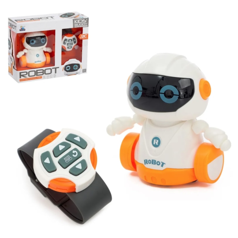 Robot interactiv de jucarie controlat prin bratara cu telecomanda, cu ...