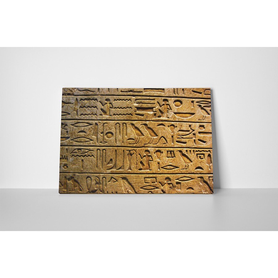 Hieroglife egiptene - Tablou Canvas - 85x110 cm - eMAG.ro