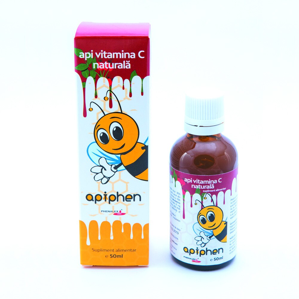 Api Vitamina C naturala Apiphen, 50ml - eMAG.ro