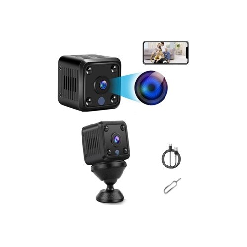 Camera spion mini, fara fir, 1080P Full HD cu audio si video - eMAG.ro