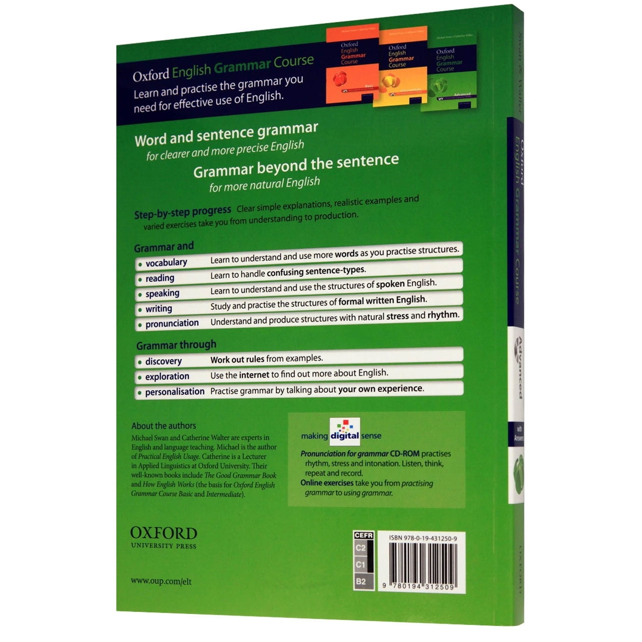 Oxford English Grammar Course Advanced (C1-C2) with answers & CD-ROM ...