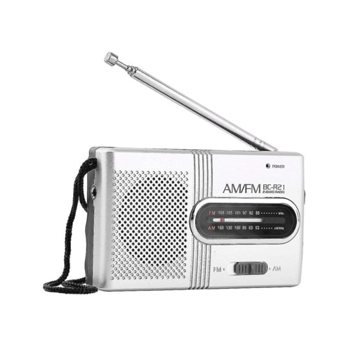 Radio portabil cu baterii, functie FM, design compact - eMAG.ro