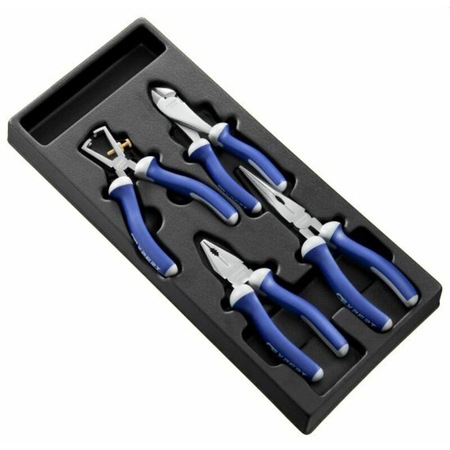 Set de scule pentru clești de mecanic, 4 buc, în tavă de plastic - eMAG.ro