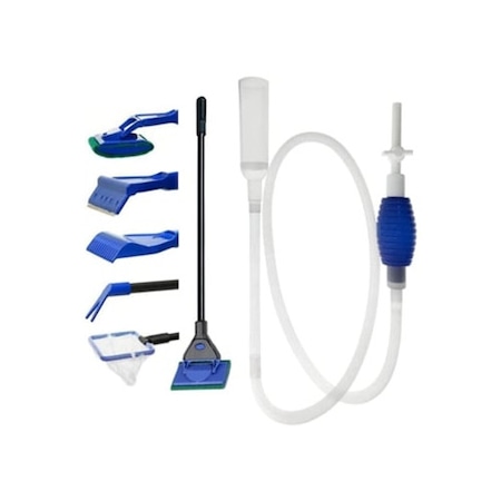 Kit Sifon Acvariu 5-in-1, Schimbator Manual de Apa, Supt Puternic ...