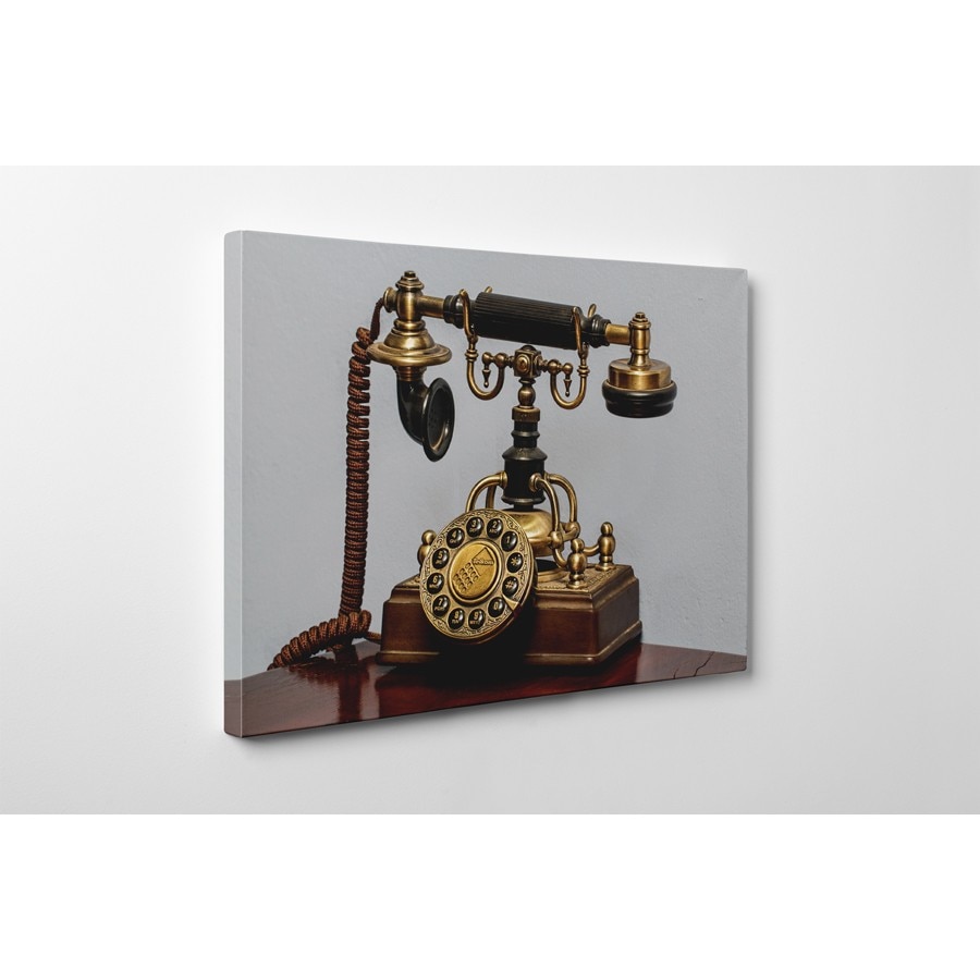 Telefon antic - Tablou Canvas - 25x35 cm - eMAG.ro