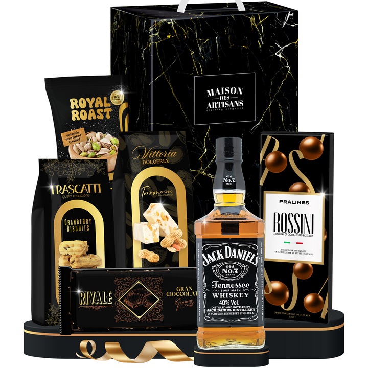 Pachet cadou Gentleman's Choice-Gift Idea,cu whisky Jack Daniel's ...