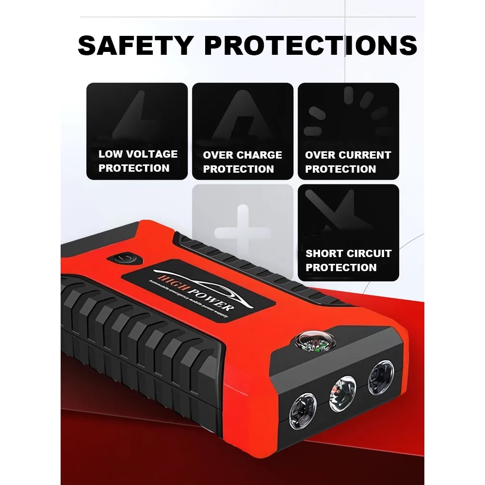 Starter Auto Multifunctional 600A, Redresor Auto BUANIERT®, Jump ...