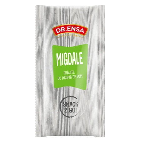 Migdale prajite cu aroma de fum 40g Snack2Go - eMAG.ro