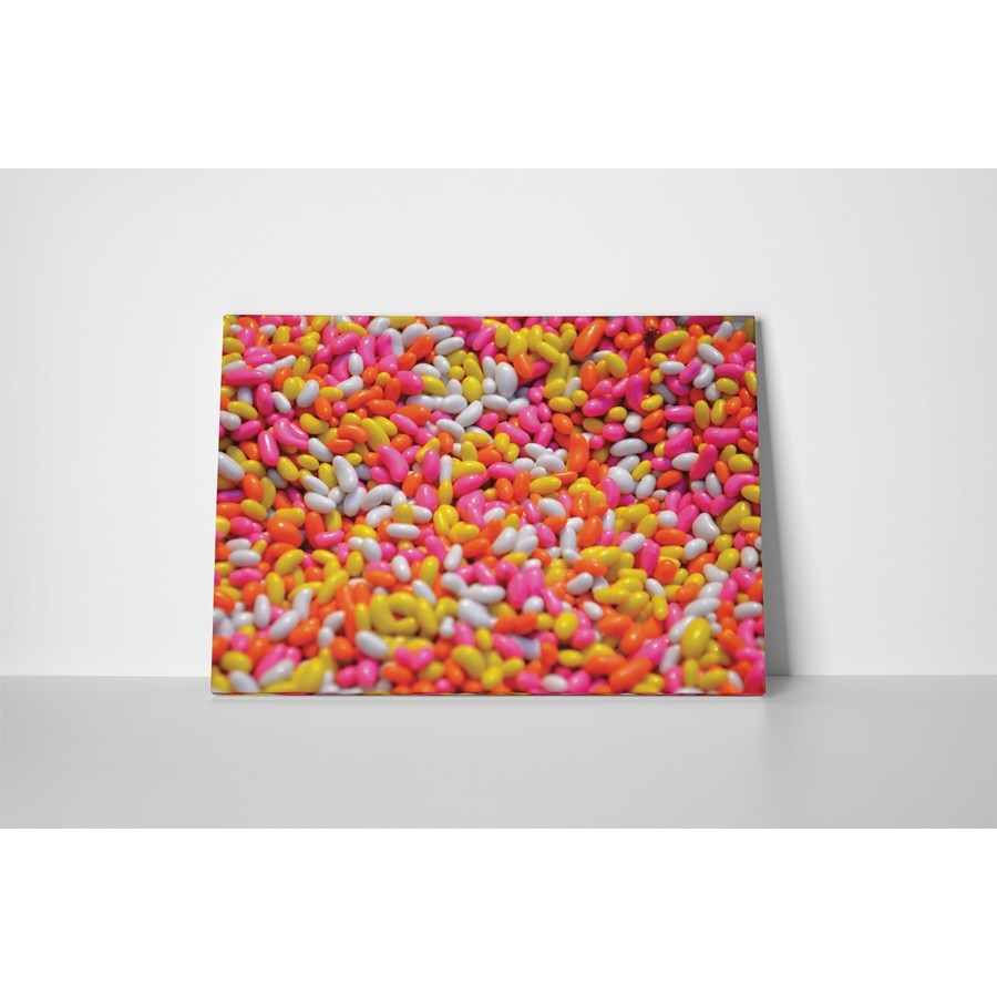 Bomboane colorate - Tablou Canvas - 75x100 cm - eMAG.ro